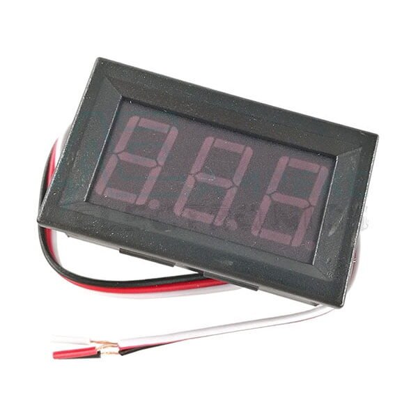 0V to 99Vdc LED Voltmeter Display Panel | Flux Electronix