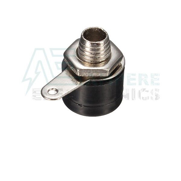Female Banana Plug Short (4 mm) , Black Color | Flux Electronix