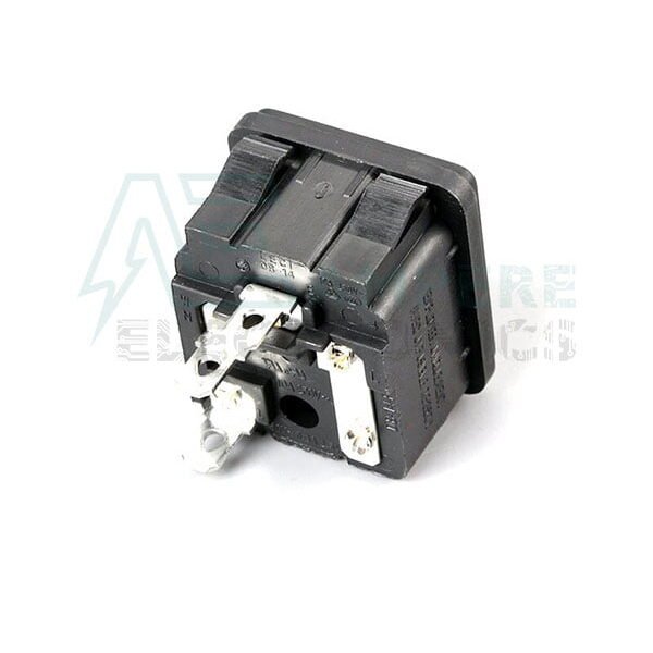 Panel Mount AC Inlet Power Socket With Fuse | Flux Electronix