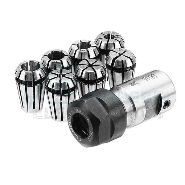 7Pcs ER11 Collet Set With 3.175mm Chuck | Flux Electronix