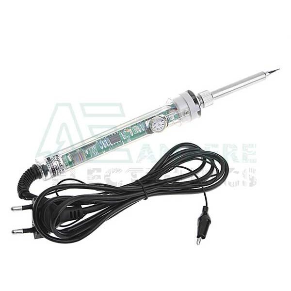 Adjustable Temperature Transparent Electric Soldering Iron 220V / 60W ...
