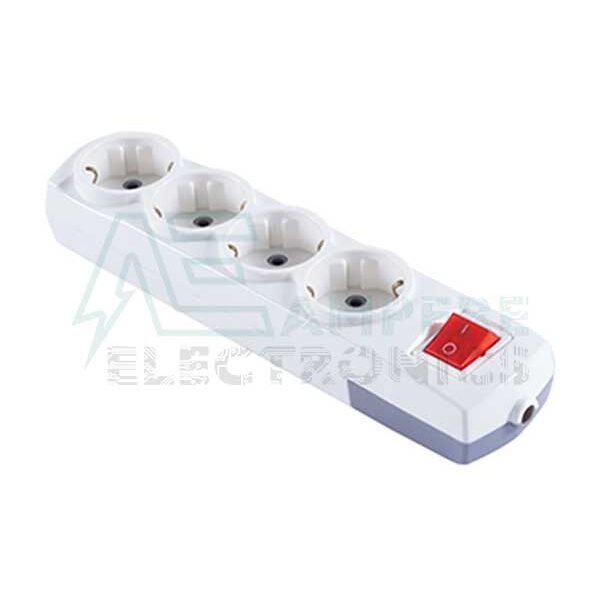Electrical AC Power Strip, 4 Way, 1.5 Meter Long Extension Cord | Flux ...