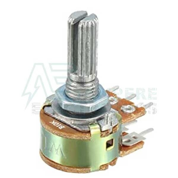 100Kohm Rotary Potentiometer, 6Pin | Flux Electronix