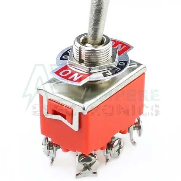 Toggle Switch 6 Pins ON-OFF-ON | Flux Electronix