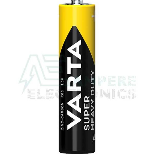 VARTA Super Heavy Duty AAA 1.5V - 4 Cell Pack | Flux Electronix