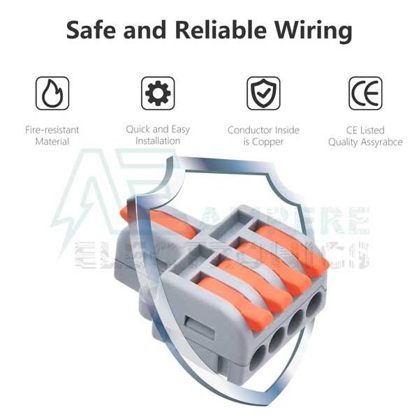 1 in 4 out WAGO DF-14 Universal Compact Wire Wiring Connector | Flux ...