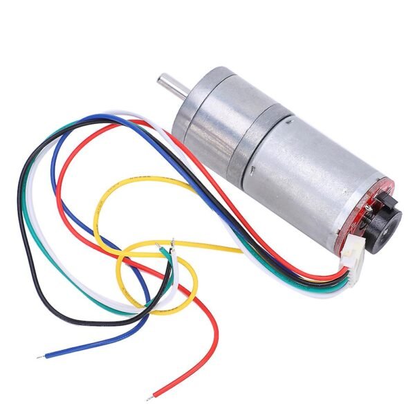 25GA370 DC Gear Motor With Encoder 200RPM 12Vdc | Flux Electronix