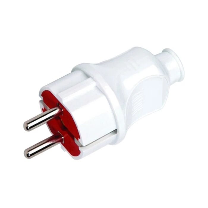 2pin Male Electrical Plug Connector 16A - 220V | Flux Electronix