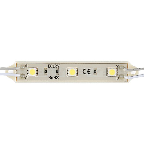 3 LED lighting Module 12Vdc 5054 SMD Waterproof - Cool White | Flux ...