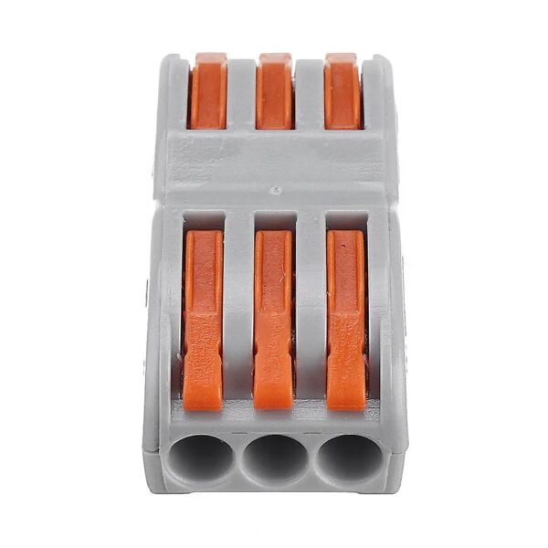 3 in 3 out WAGO PCT-223 Universal Compact Wire Wiring Connector | Flux Electronix