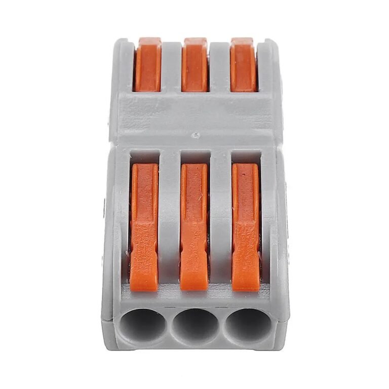 3 in 3 out WAGO PCT-223 Universal Compact Wire Wiring Connector | Flux Electronix