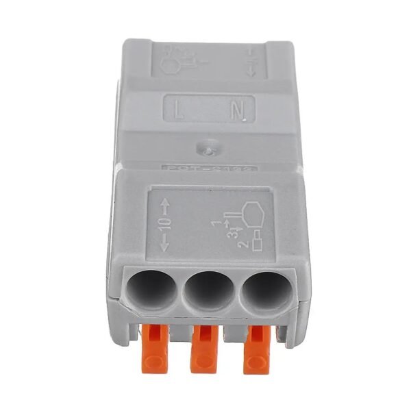 3 in 3 out WAGO PCT-223 Universal Compact Wire Wiring Connector | Flux Electronix