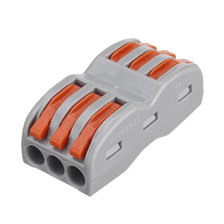3 in 3 out WAGO PCT-223 Universal Compact Wire Wiring Connector | Flux Electronix