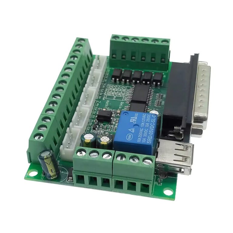 5 Axis CNC Breakout Board Interface Mach3 With USB Cable | Flux Electronix