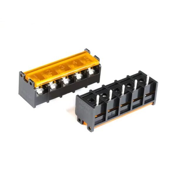 5Pin Barrier Terminal Block With Cover | Flux Electronix