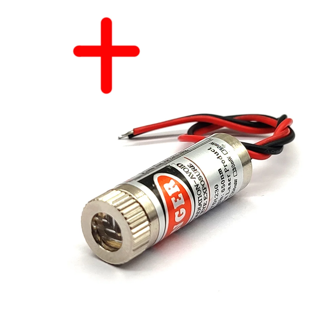 650nm Laser Emitter Module (5Vdc - 5mW) - Cross | Flux Electronix