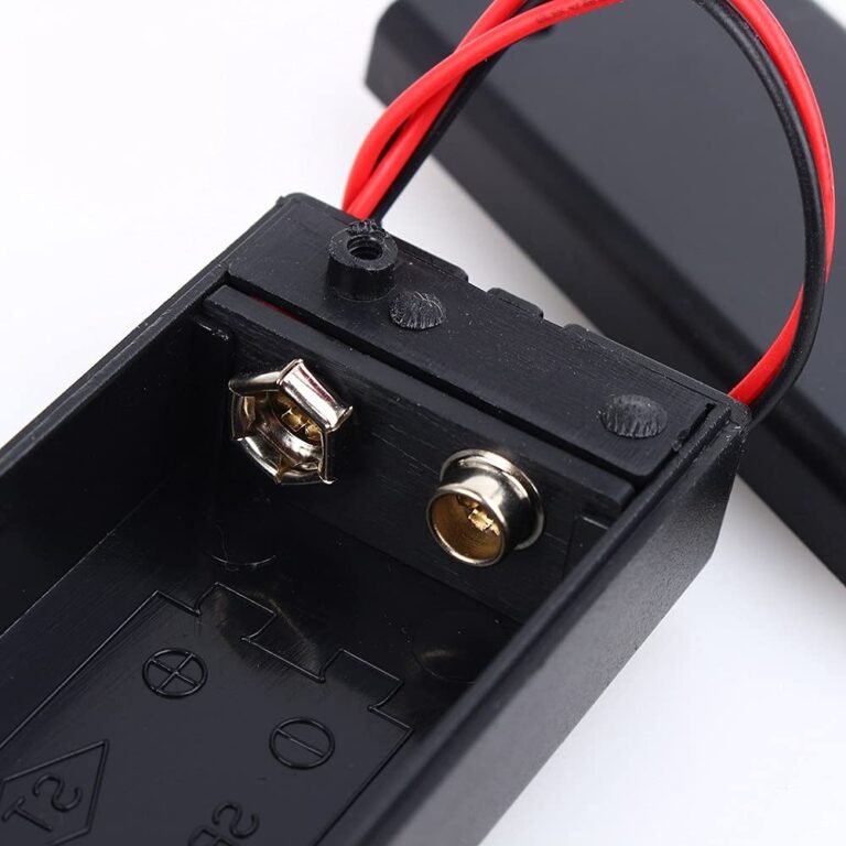 9V Battery Holder + On/Off Switch | Flux Electronix