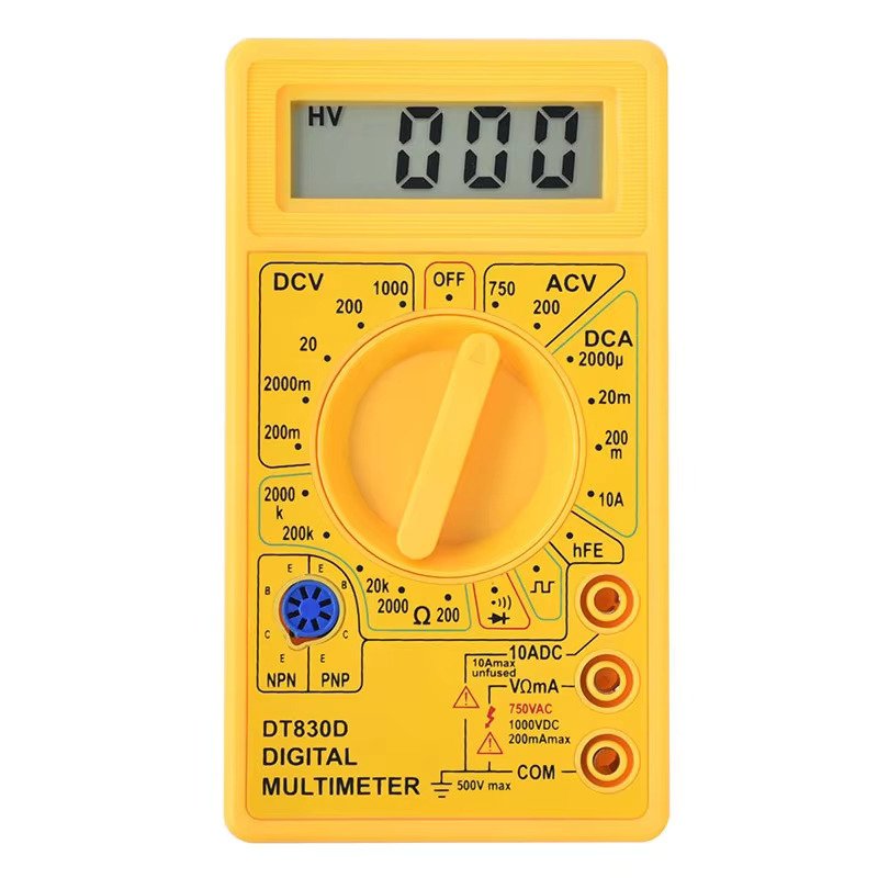 DT830D - Digital Multimeter | Flux Electronix