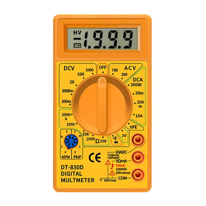 DT830D - Digital Multimeter | Flux Electronix