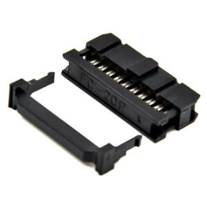 FC-20 Female IDC Connector with Strain Relief, 2.54mm Pitch | Flux ...