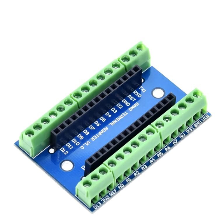 Arduino NANO Screw Terminal Expansion Board Shield | Flux Electronix