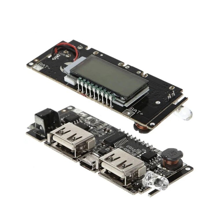 LCD Dual USB 5V 1A 2.1A Mobile Power Bank Module | Flux Electronix