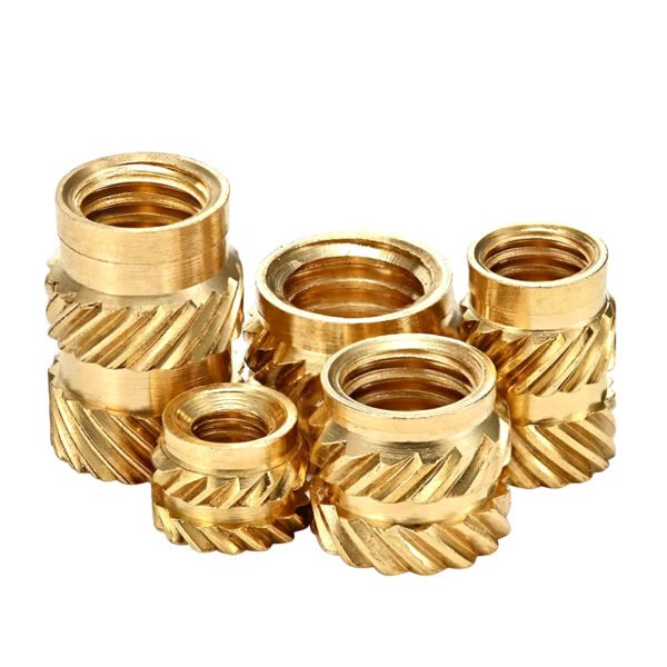 M3 Knurled Brass Threaded Insert Nut | Flux Electronix