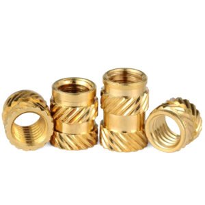 M3 Knurled Brass Threaded Insert Nut | Flux Electronix