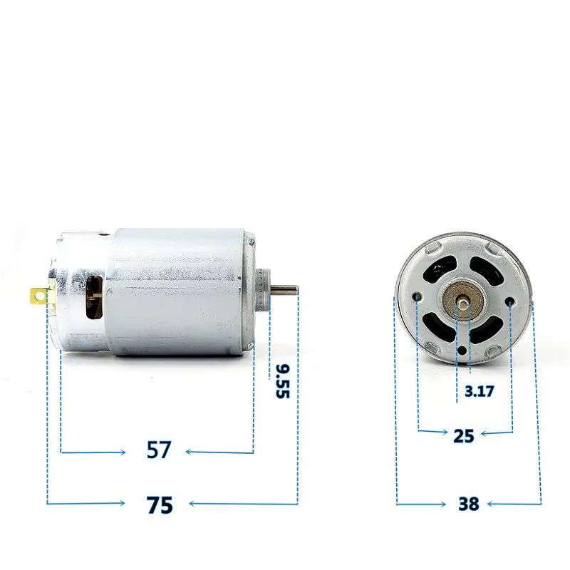 Mabuchi RS-550VC-8022 Motor 5-12Vdc | Flux Electronix