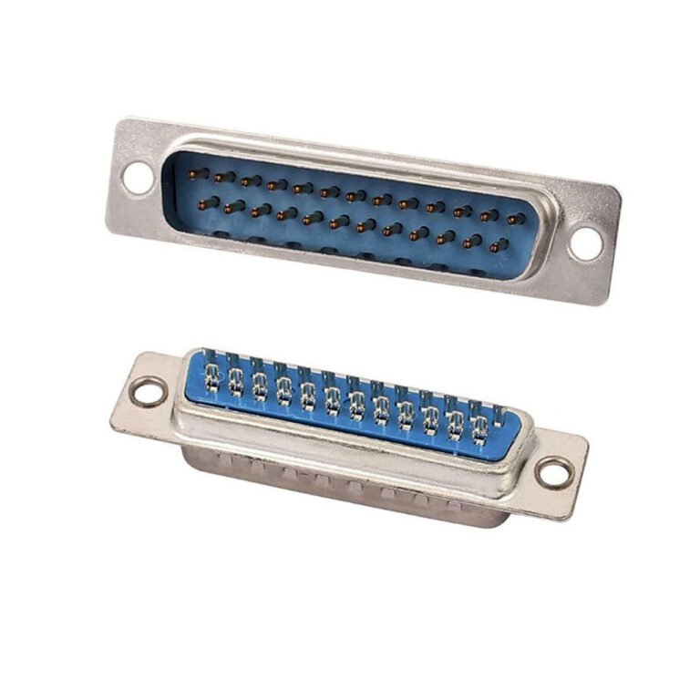 Male DB25 D-Sub Connector Solder Type | Flux Electronix