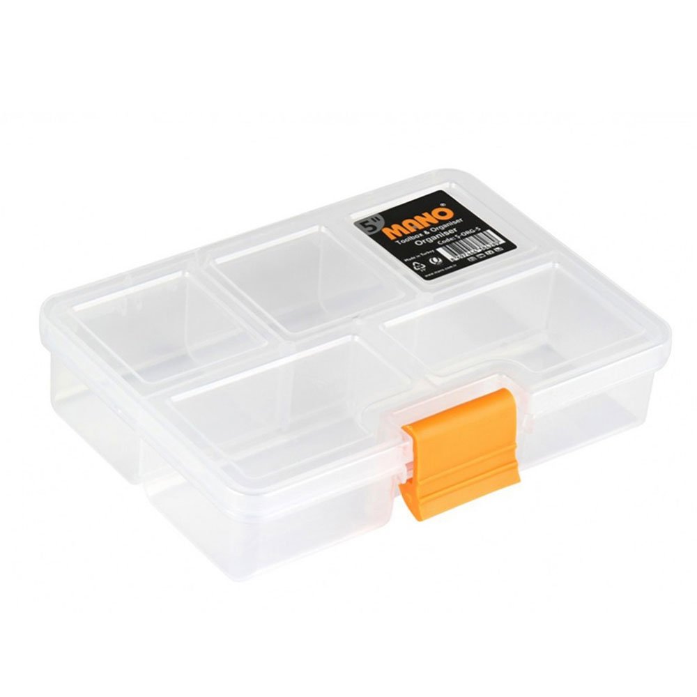 Mano S-ORG-5 Small Parts Organizer Box - 135x100x30mm | Flux Electronix
