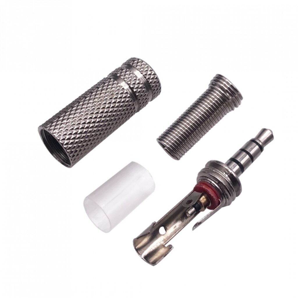 Metal Male Stereo Audio Plug (3.5mm) | Flux Electronix