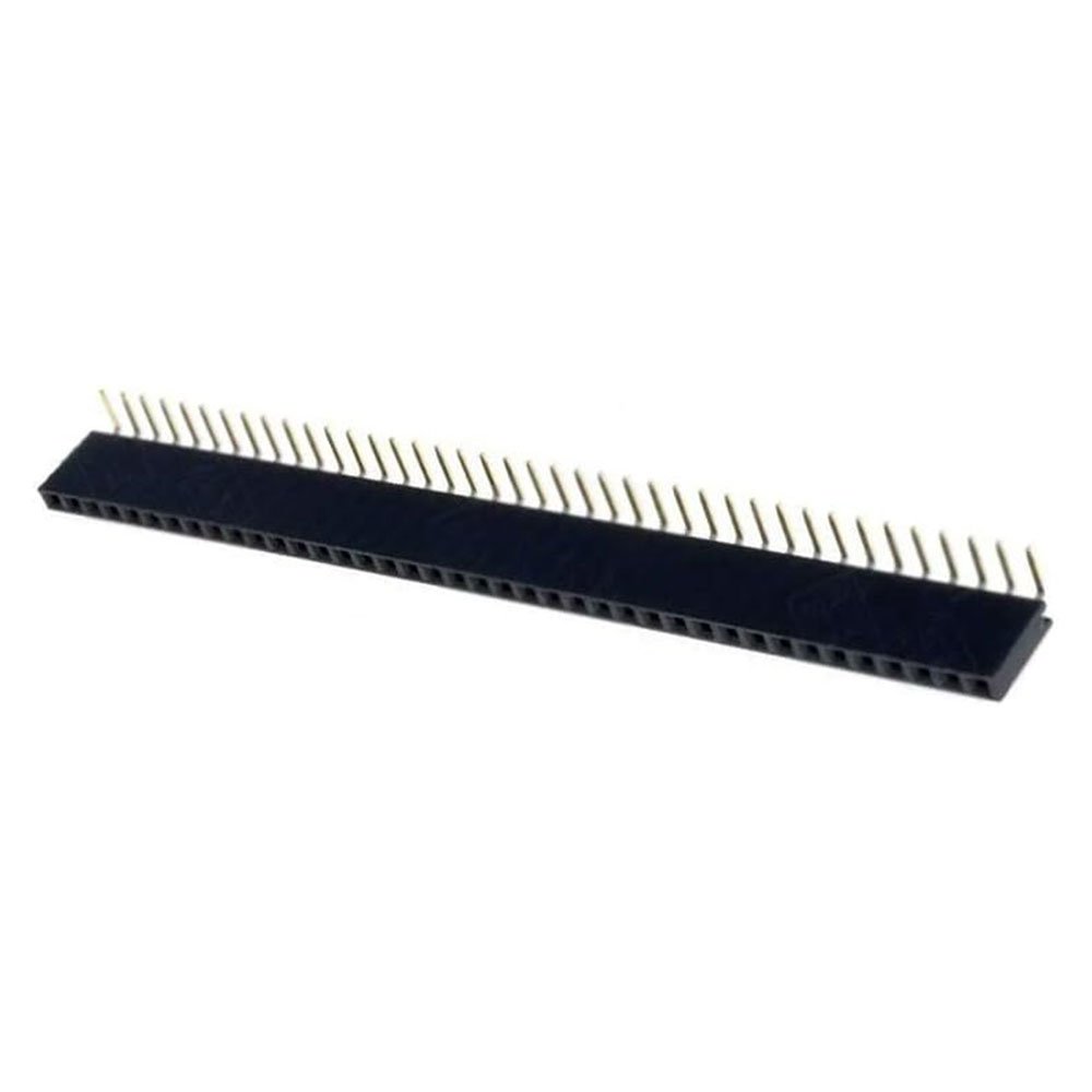 Pin Header Female (2.54mm) 1x40 Right Angle | Flux Electronix