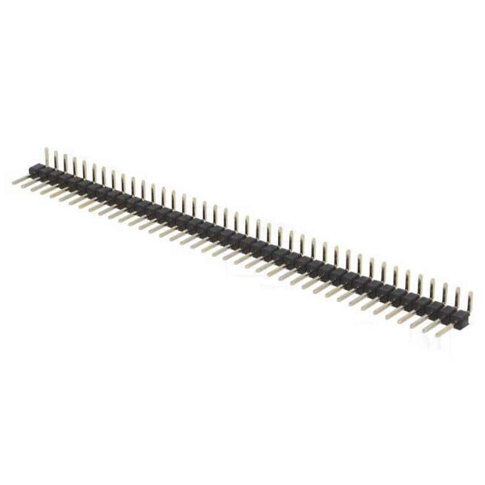 Pin Header Male (2.54mm) 1x40 Right Angle | Flux Electronix