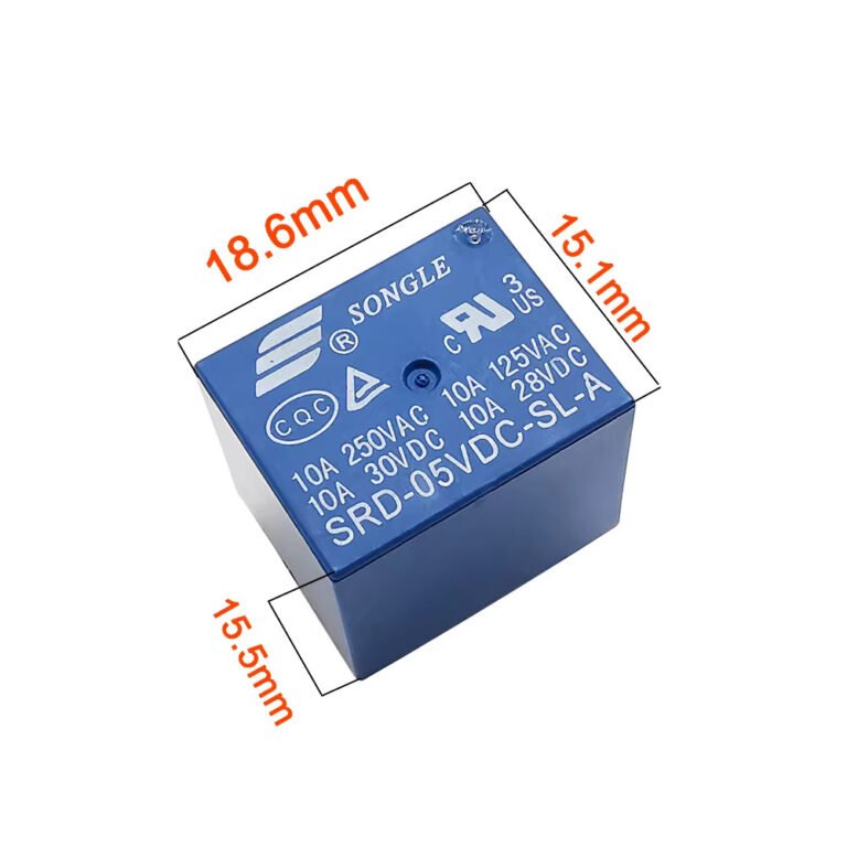 Relay 5Vdc Coil 5pin | Flux Electronix