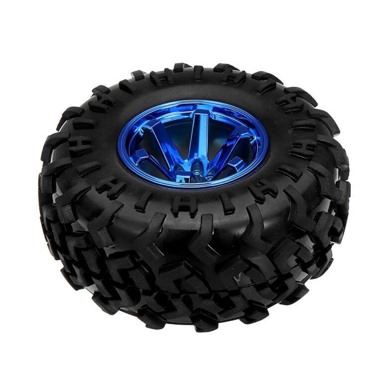 Robot Tires 130mm + Metal Coupler 4mm | Flux Electronix