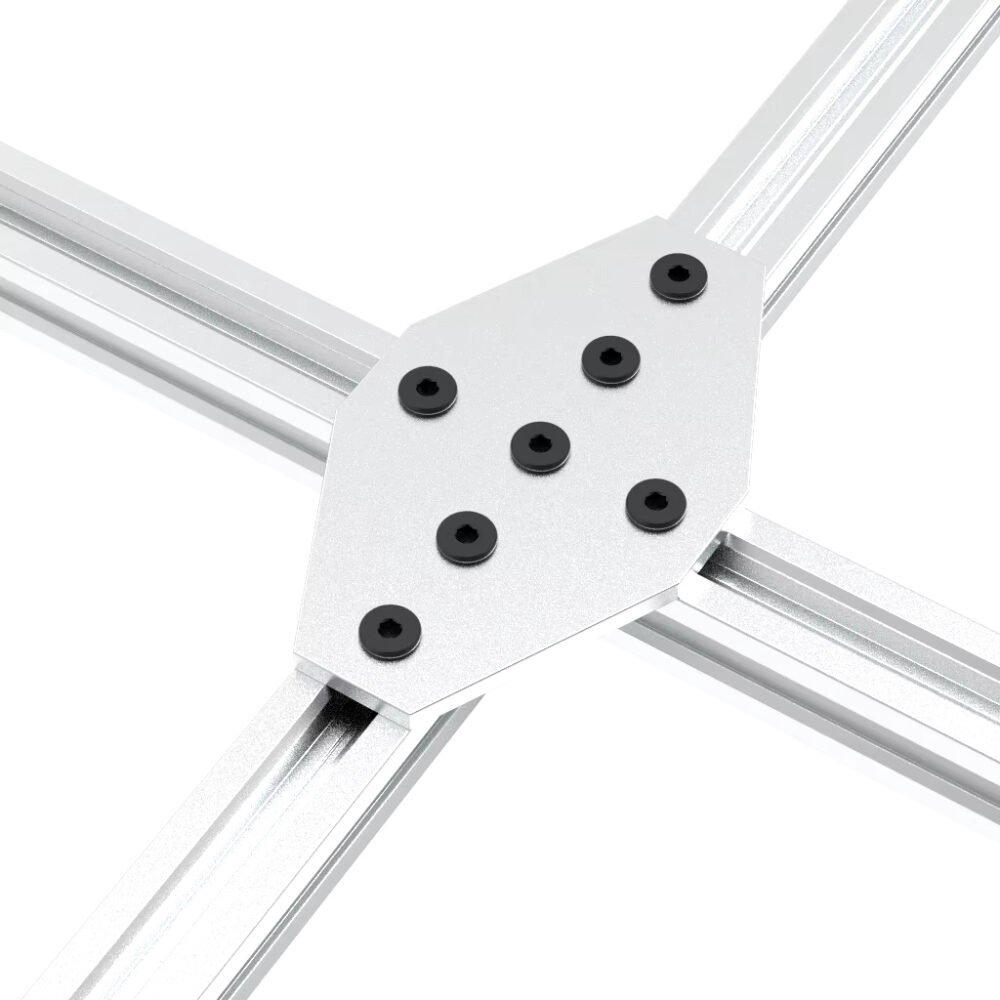 Steel Cross Joining Plate | OpenBuilds | Flux Electronix