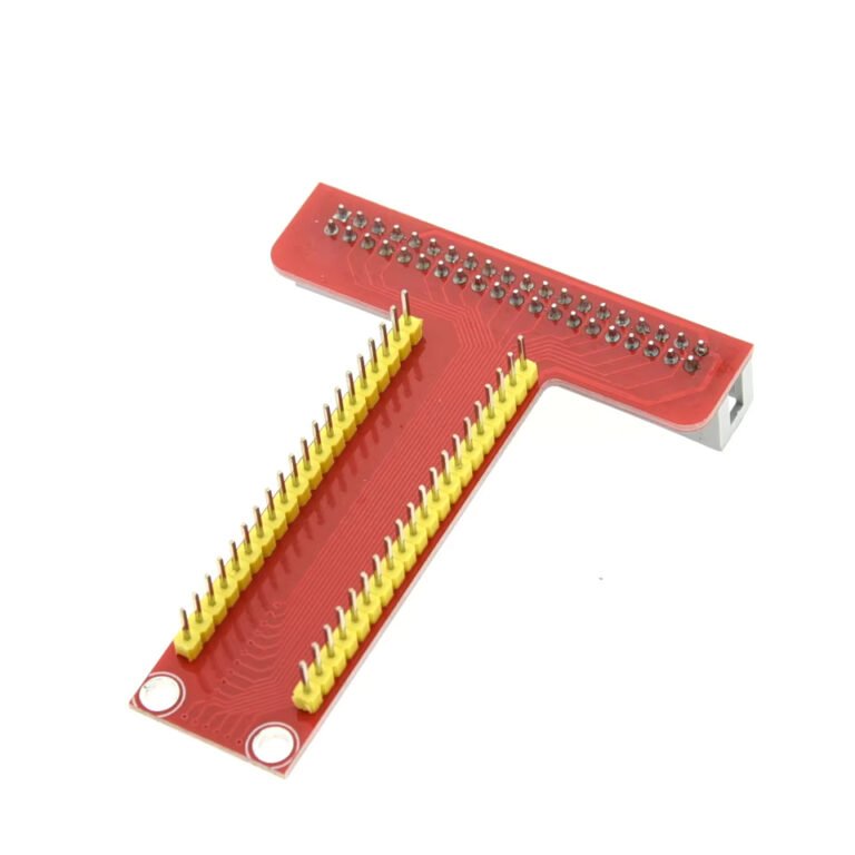 T GPIO Breakout Board With 40Pin Cable For Raspberry Pi | Flux Electronix