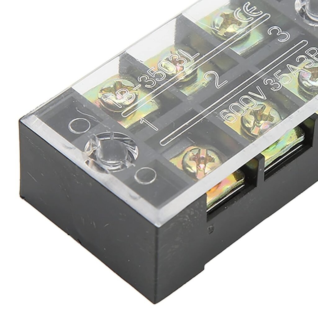 TB-1503 Fixed Barrier Terminal Block (15A-600V) 3pin | Flux Electronix