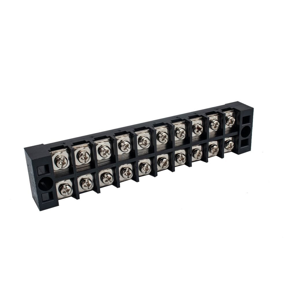 TB-1510 Fixed Barrier Terminal Block (15A-600V) 10pin | Flux Electronix