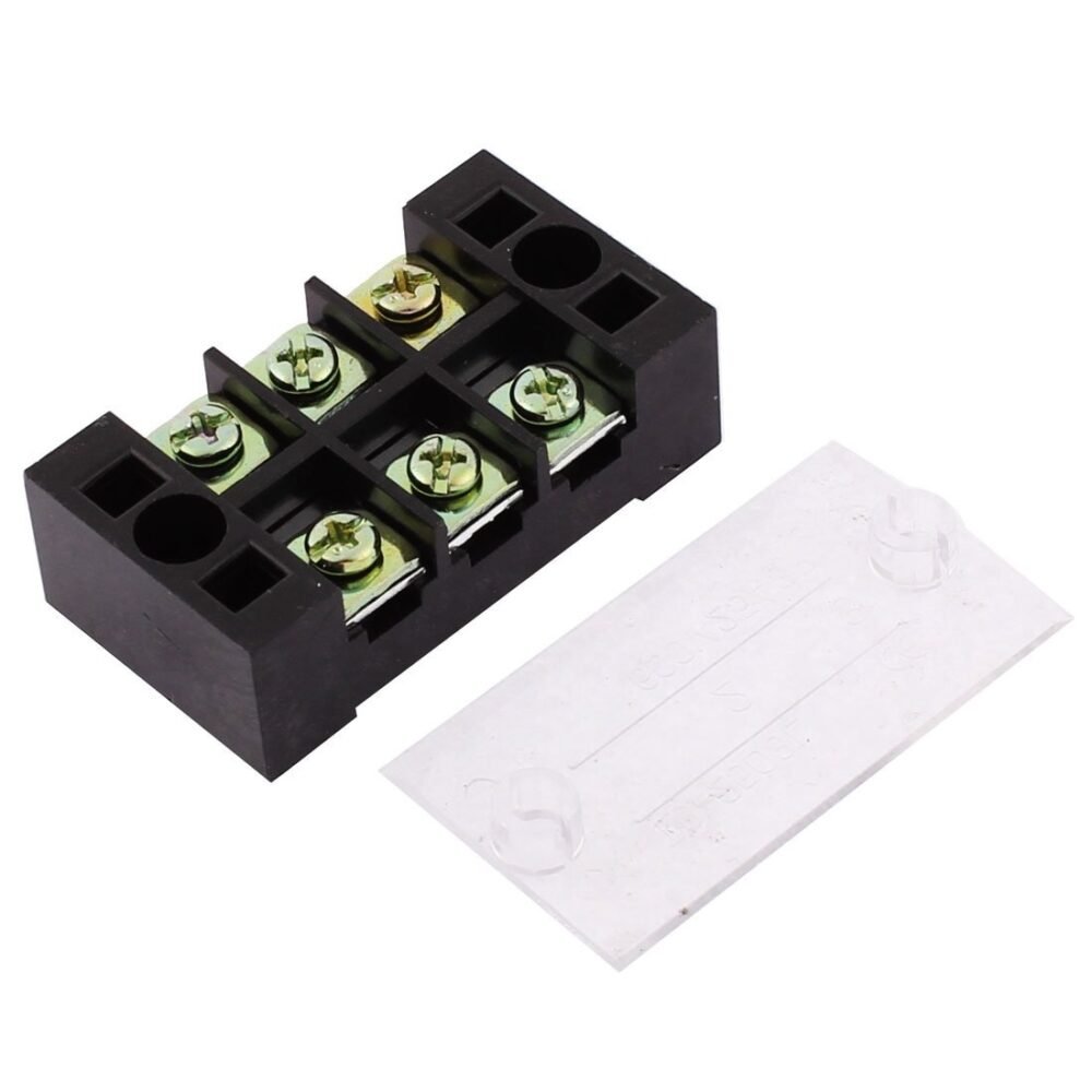 TB-2503 Fixed Barrier Terminal Block (25A-600V) 3pin | Flux Electronix