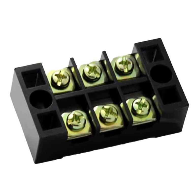 TB-2503 Fixed Barrier Terminal Block (25A-600V) 3pin | Flux Electronix