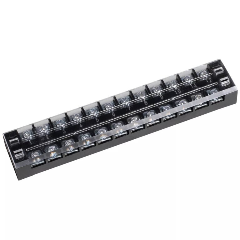 TB-2512 Fixed Barrier Terminal Block (25A-600V) 12pin | Flux Electronix