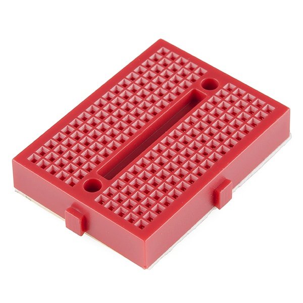 Tiny Breadboard 170 Tie Point - Red | Flux Electronix