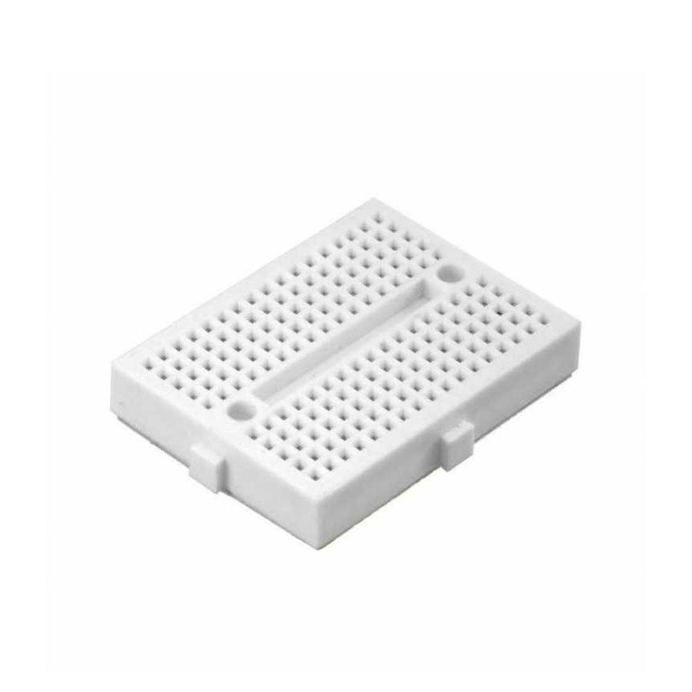 Tiny Breadboard 170 Tie Point - White | Flux Electronix