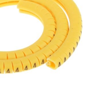 Yellow Cable Markers Identification Labels, 0-9 Numbers, 100PCS | Flux ...