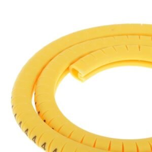 Yellow Cable Markers Identification Labels, 0-9 Numbers, 100PCS | Flux ...