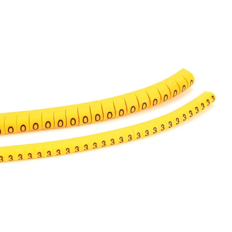 Yellow Cable Markers Identification Labels, 0-9 Numbers, 100PCS | Flux ...