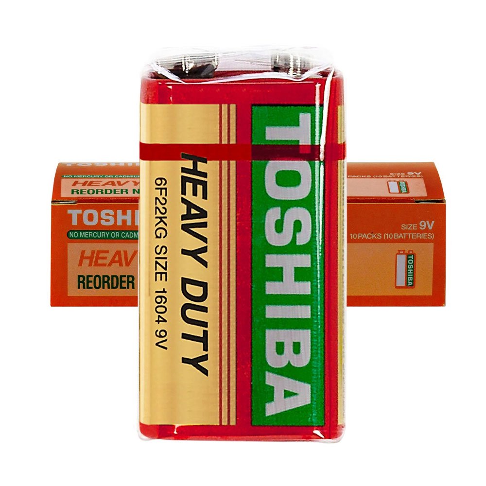 9V TOSHIBA Heavy Duty Battery - MADE IN JAPAN | Flux Electronix
