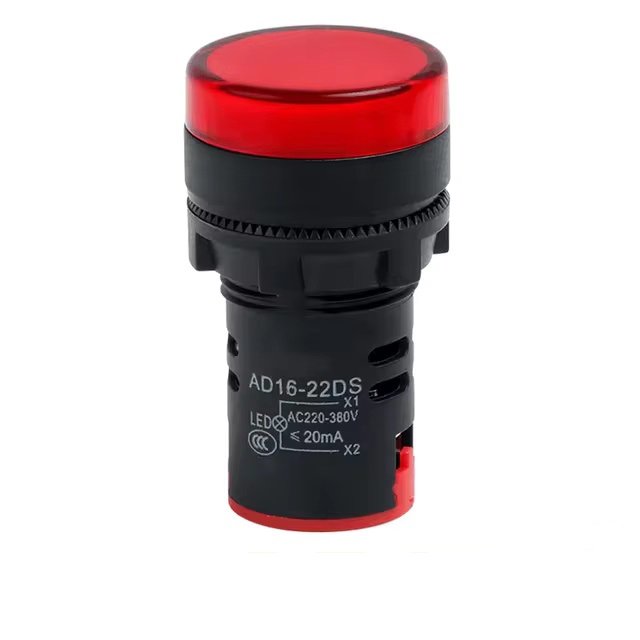 Led Indicator Lamp 24Vdc - 22mm - Red | Flux Electronix